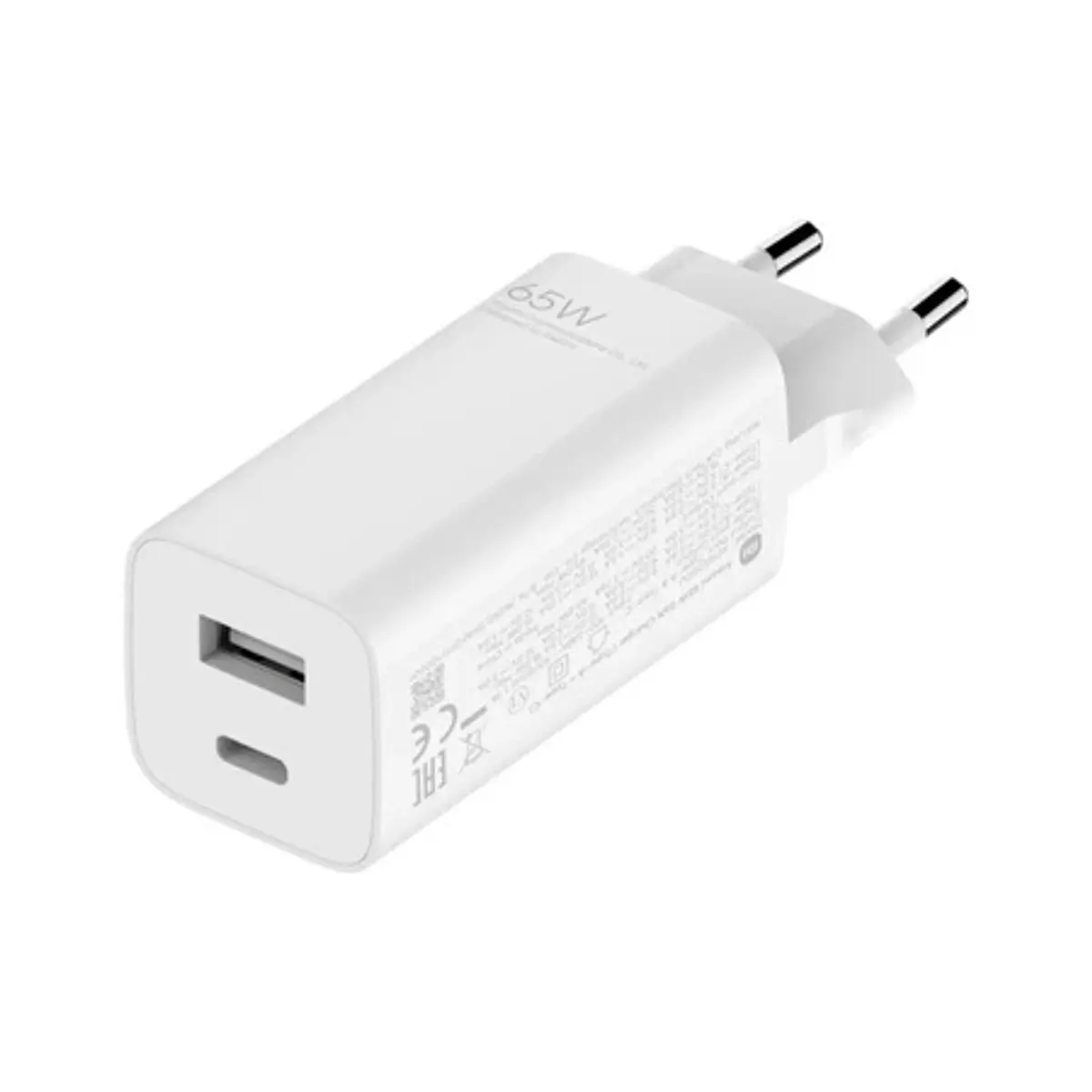 Mi 65W charger Type A + Type C Dual Port