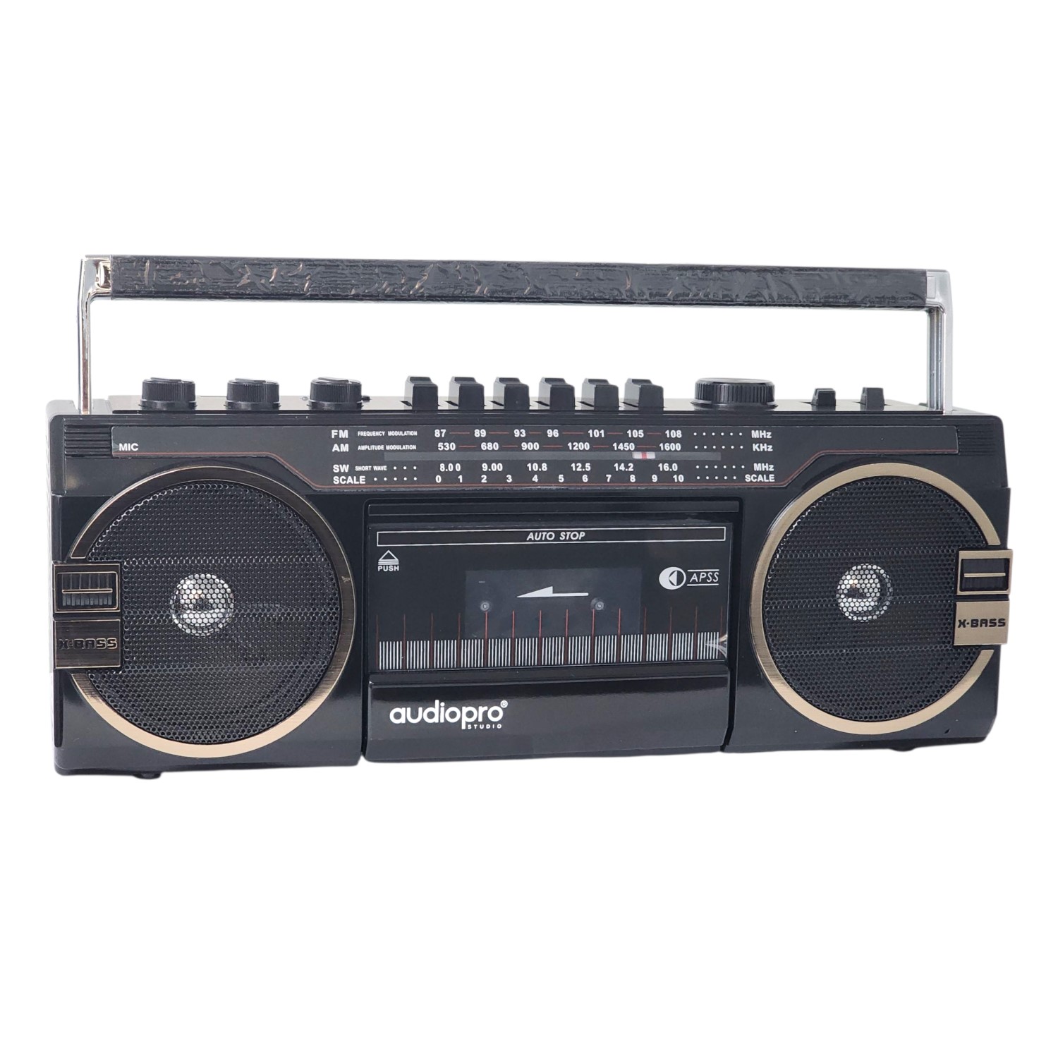 Radio Cassette 80s USB inalámbrico BT AP02054 Audio Pro