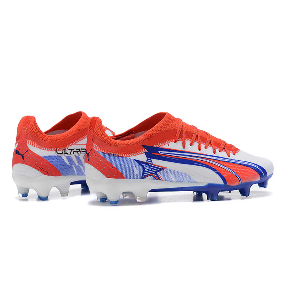 Guayos Puma Ultra Ultimate FG Blanco/Rojo/Azul