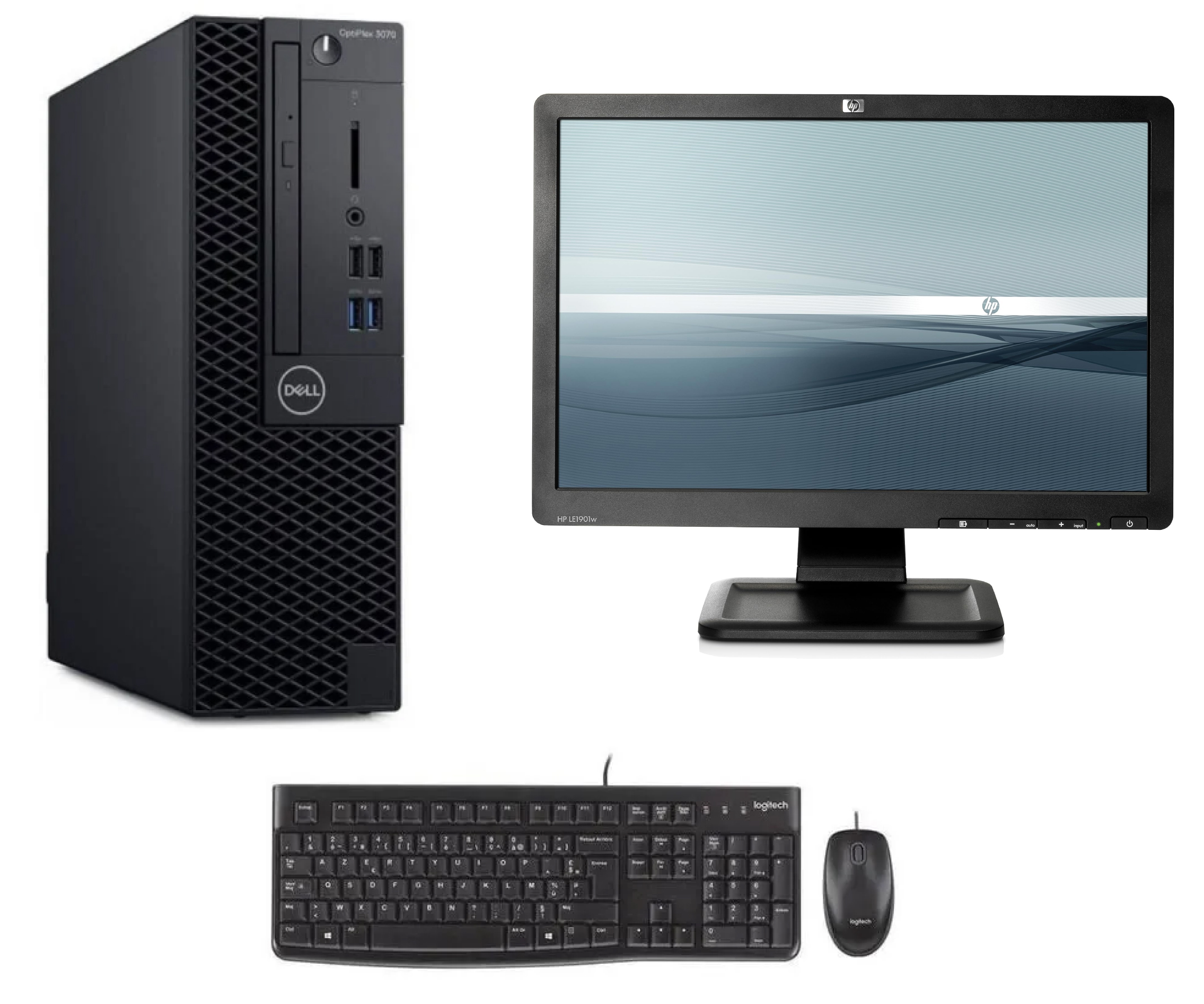 KIT PC Y MONITOR CON PROCESADOR I5-6ta 8GB RAM SSD 240GB
