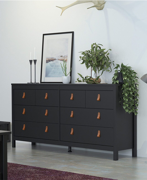 Comoda negra grande | Potiche Muebles