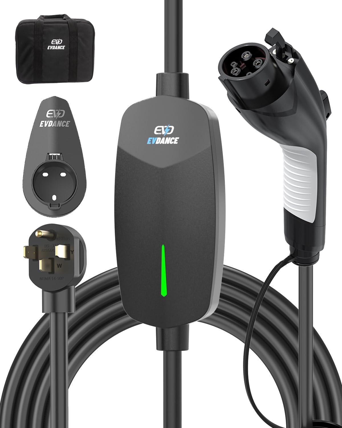 Cargador EV de nivel 2 (40 amperios, 240 V, NEMA 14-50P),...