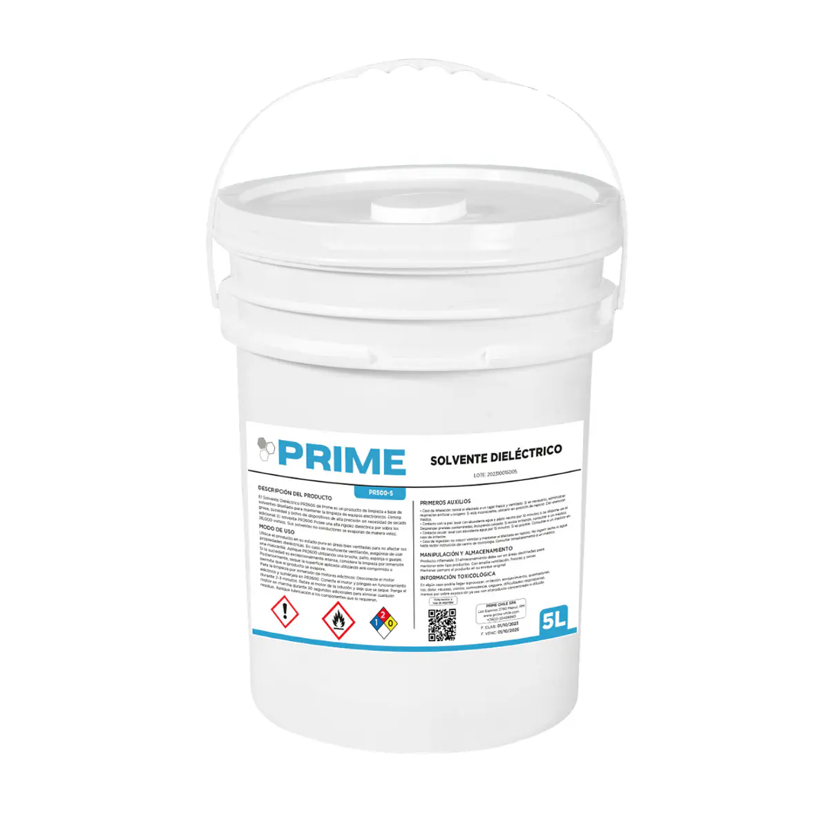 SOLVENTE DIELÉCTRICO - 20 LITROS | Prime Chile