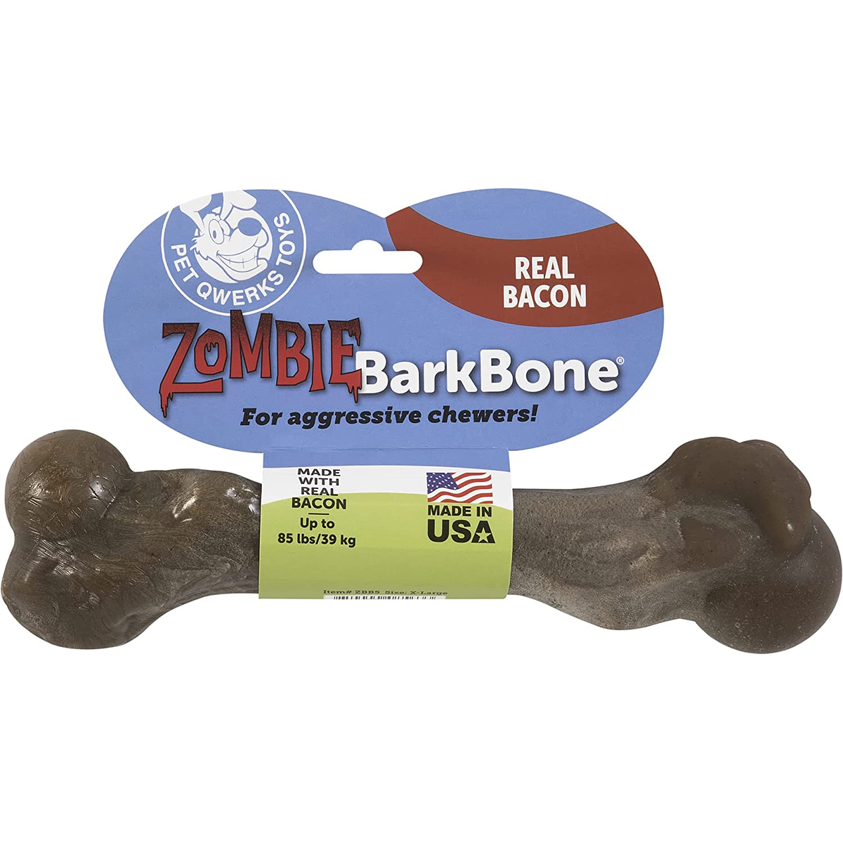 PET QWERKS - Zombie Bacon BarkBone
