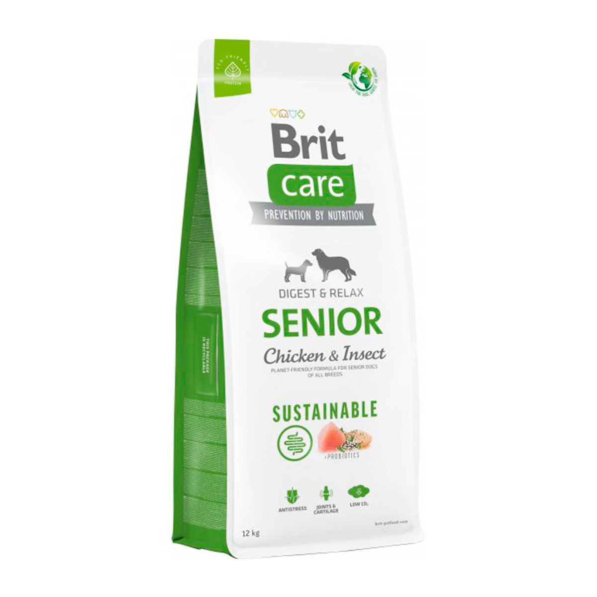 BRIT CARE CHICKEN & INSECT SENIOR 12 KG + Pack Tennis...