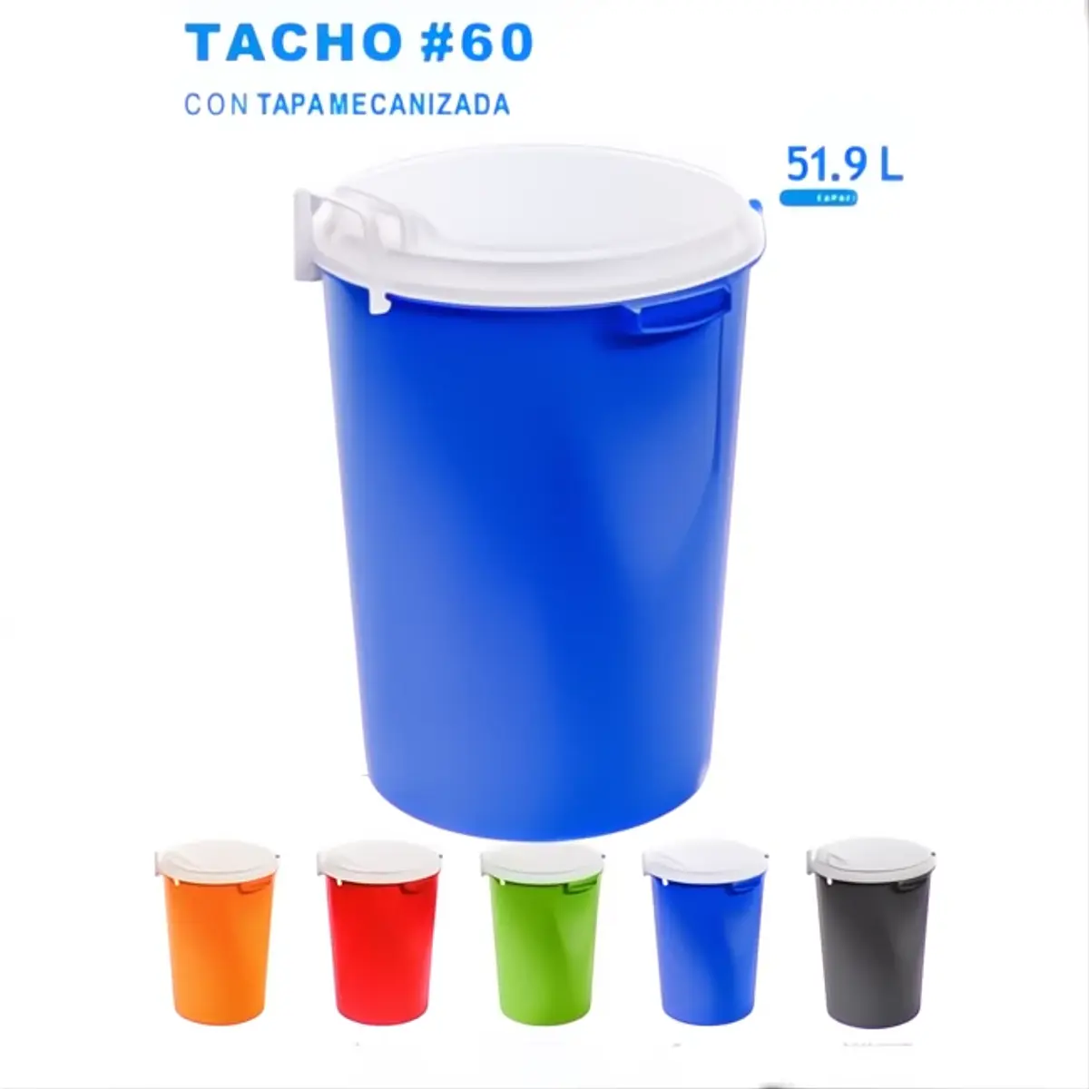 Tacho # 60 con Tapa Mecanizada reyplast