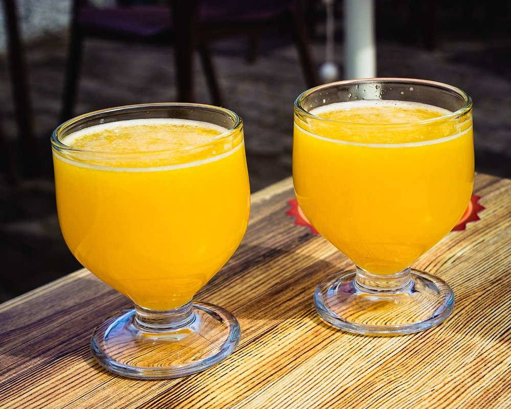 Copo com pé em vidro - Típico copo da PONCHA 14CL