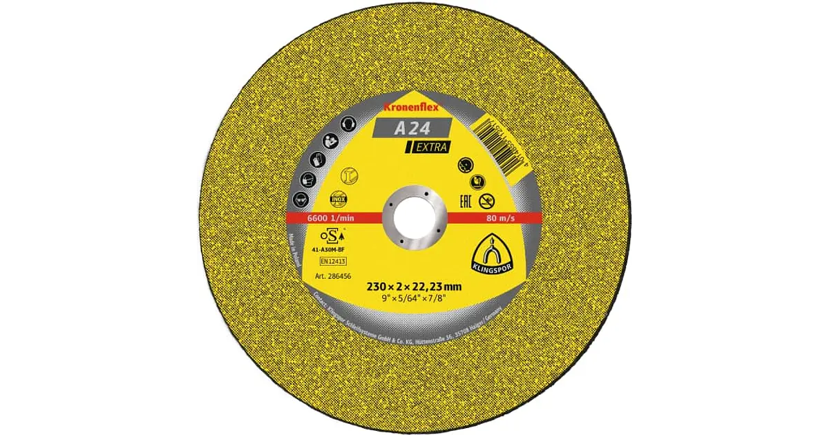 DISCO CORTE A660R SUPRA 115X1X22 C.PLANO CAJA 25 PIEZAS