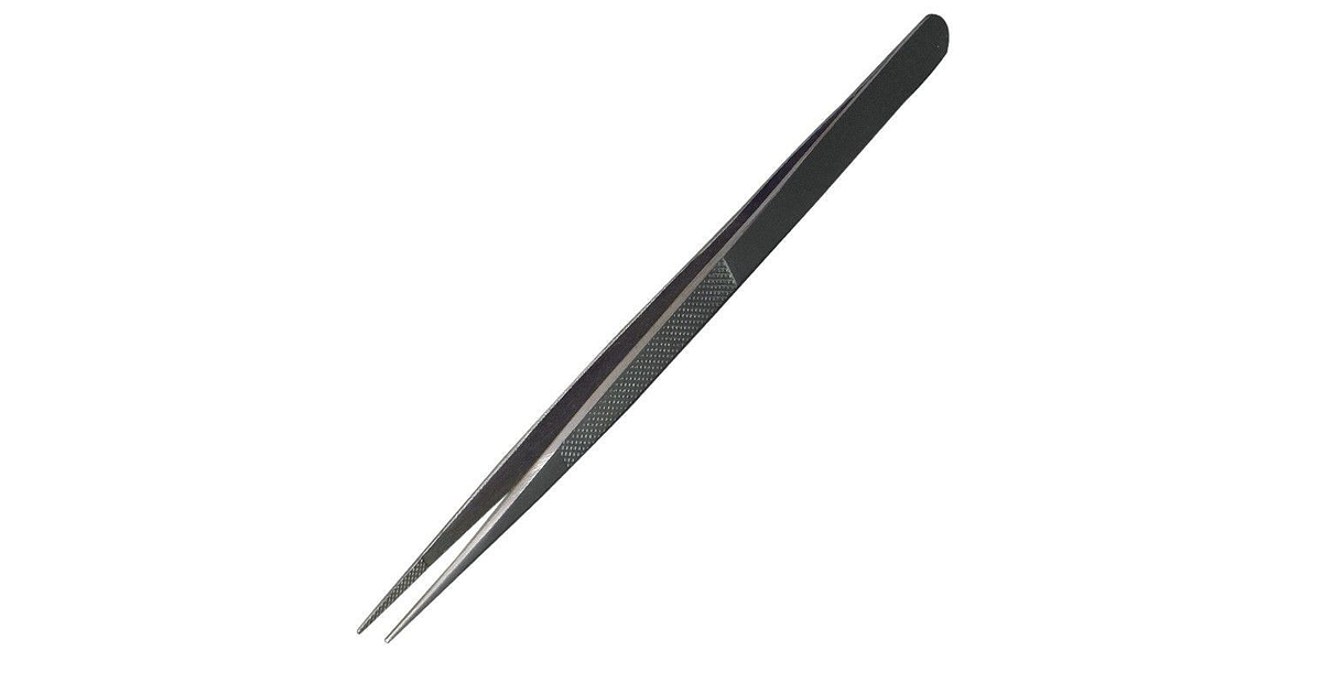 PINZA DE ACERO PUNTA AGUJA PARA PIEDRAS