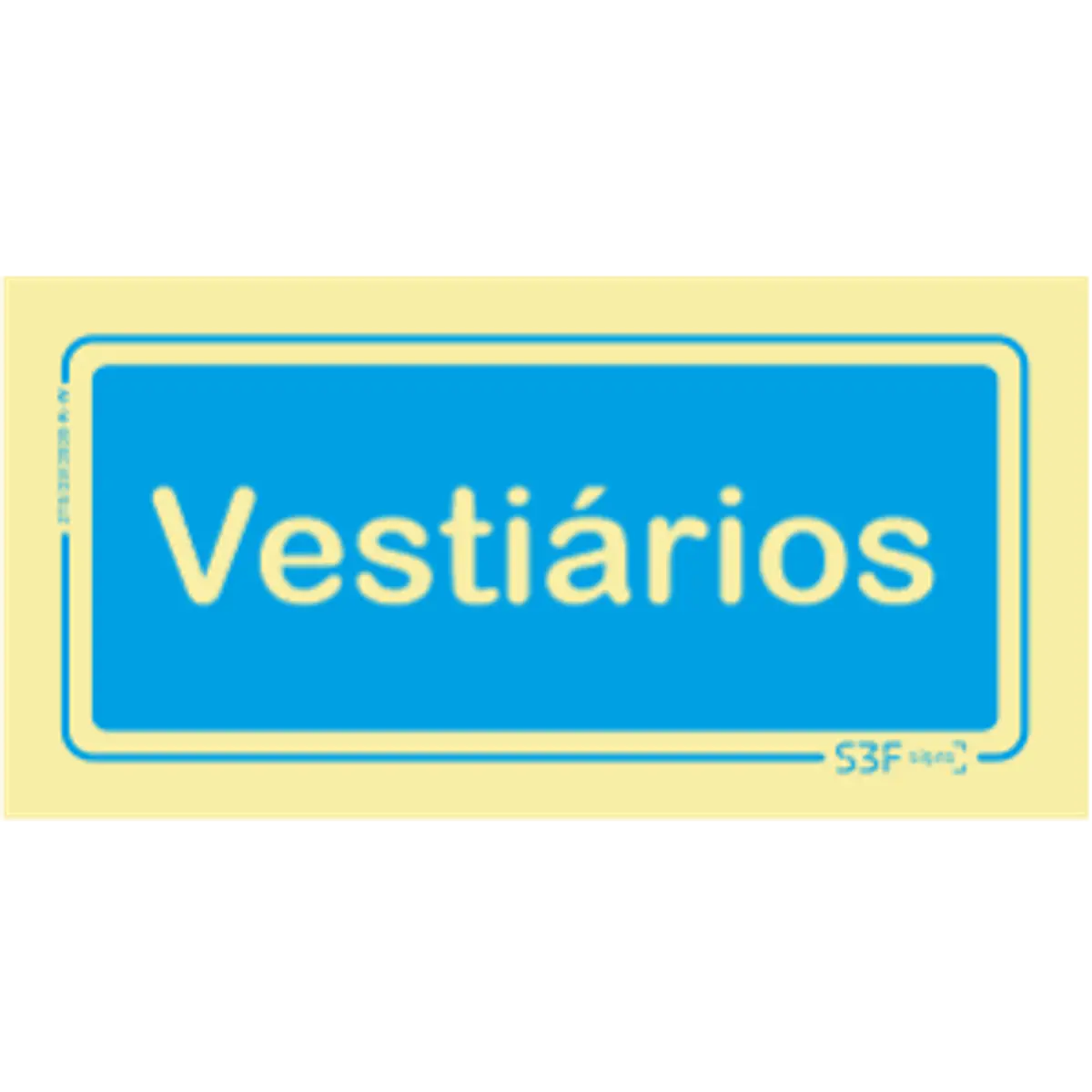 Sinal de Informação de Vestiários