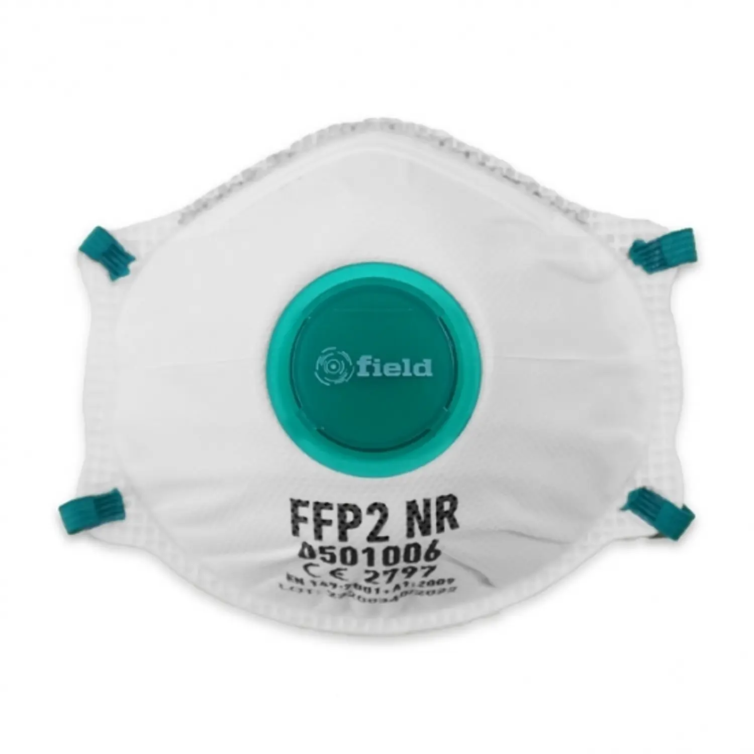 MÁSCARA DESCARTÁVEL FFP2 COM VÁLVULA - FIELD ( Caixa 10 unid