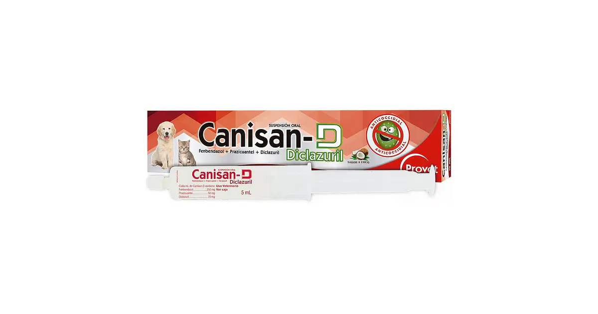 Canisan-D Antiparasitario Perros Gatos 5 Ml