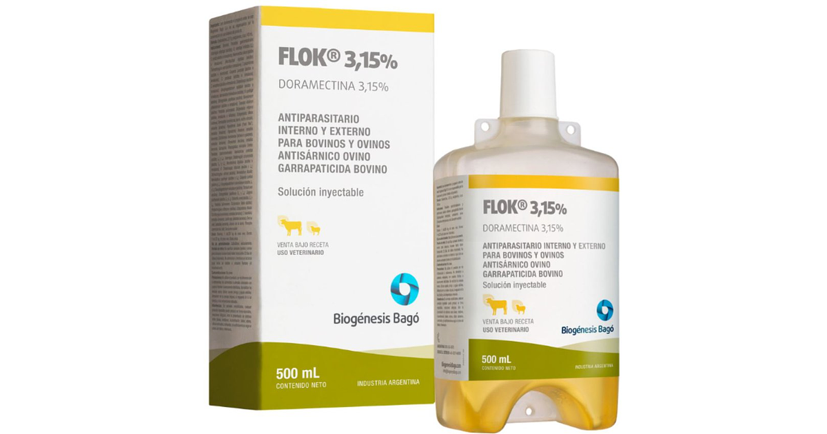 Flok 3.15 Antiparasitario Bovinos Y Ovinos 500Ml