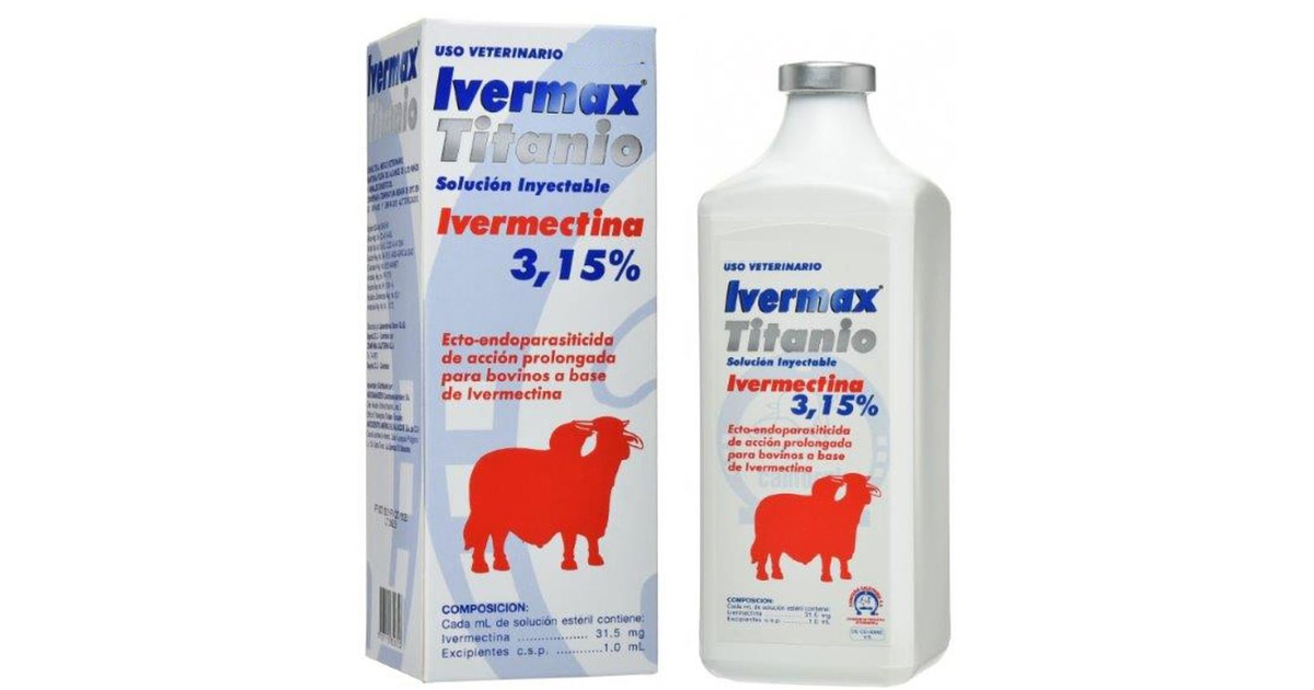 Ivermax Titanio Antiparasitario Inyectable Bovinos 50Ml