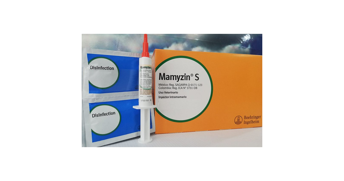 Mamyzin S Antibiotico Inyectable Bovinos Jeringa 5Ml