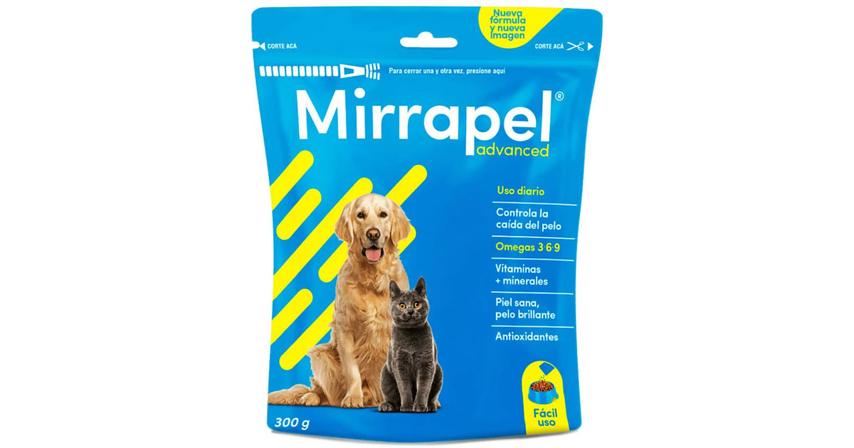 Mirrapel Advanced Multivitaminico En Polvo Perros Gatos 300G
