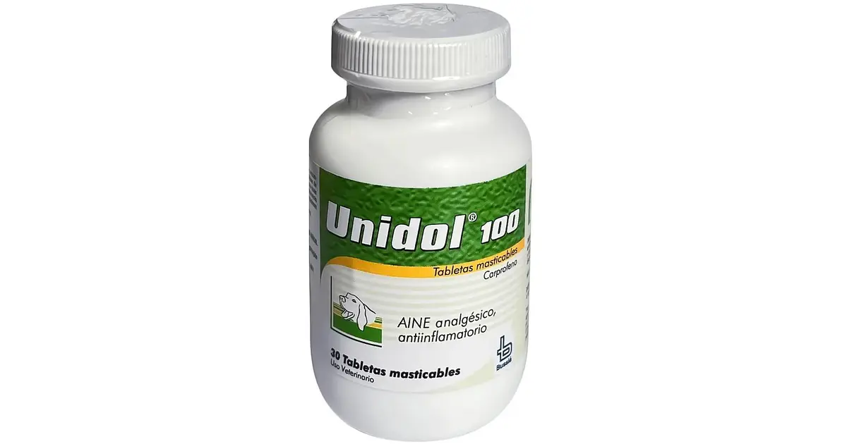 Unidol 100 Analgesico Antiinflamatorio Perros Y Gatos 30Tab