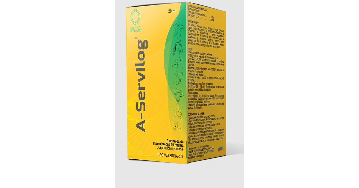 Antiinflamatorio Inyectable A-Servilog x 20ml