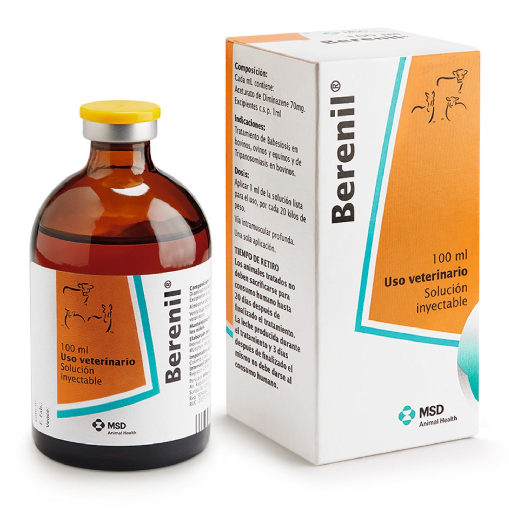 Berenil Solucion Inyectable X100ml