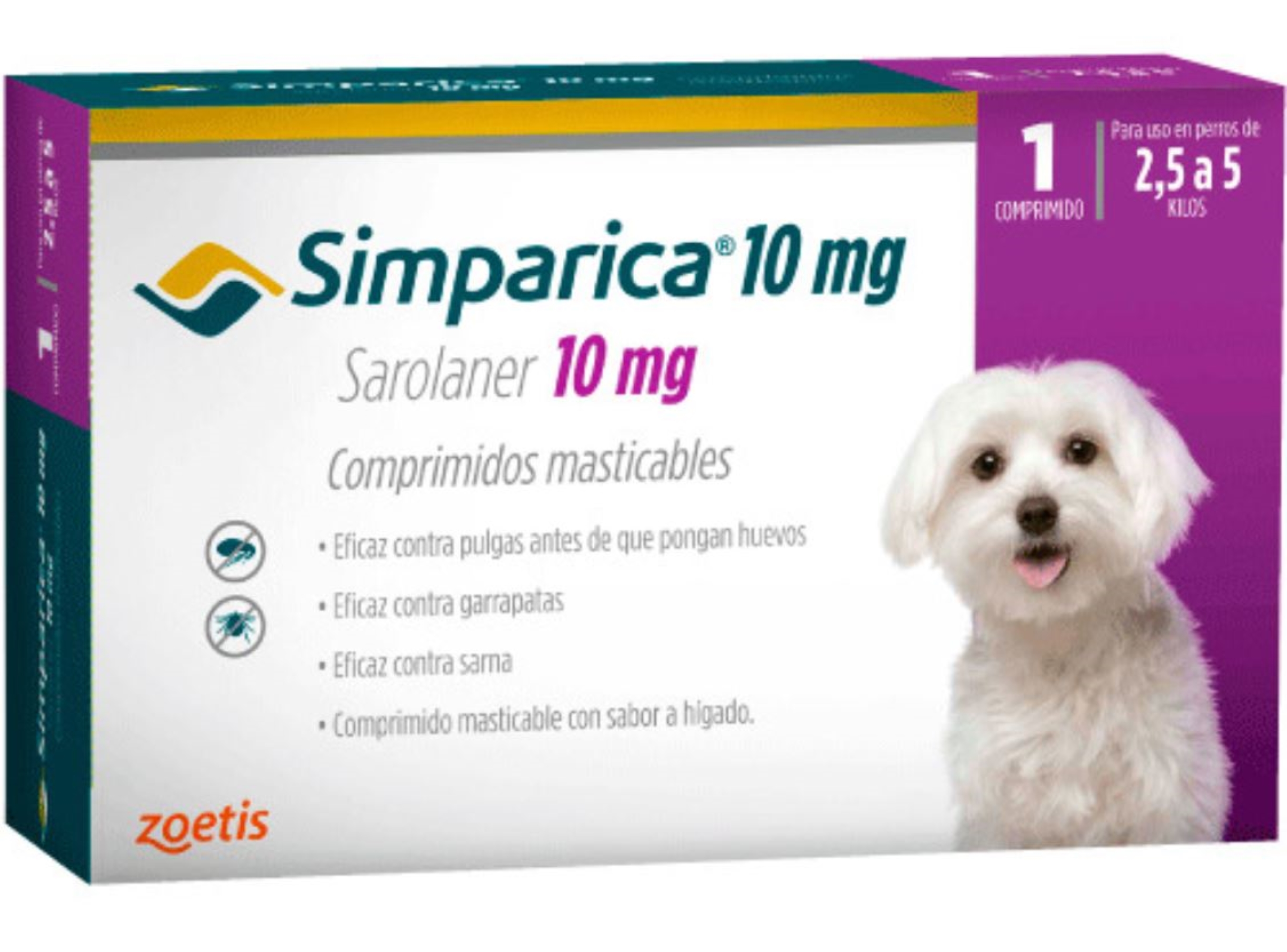 Simparica 10 Mg Caja 1Tab Zoetis