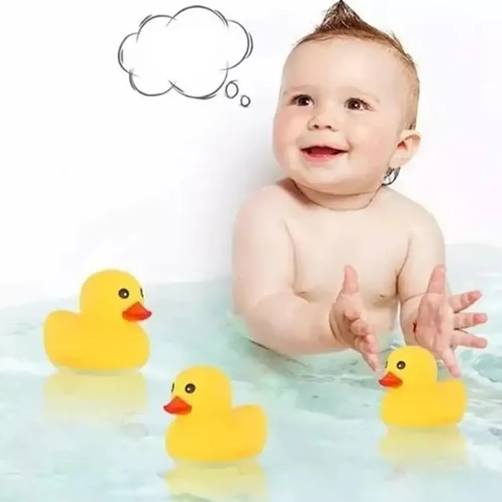 Pack 4 Patos de Hule Juguete de Baño