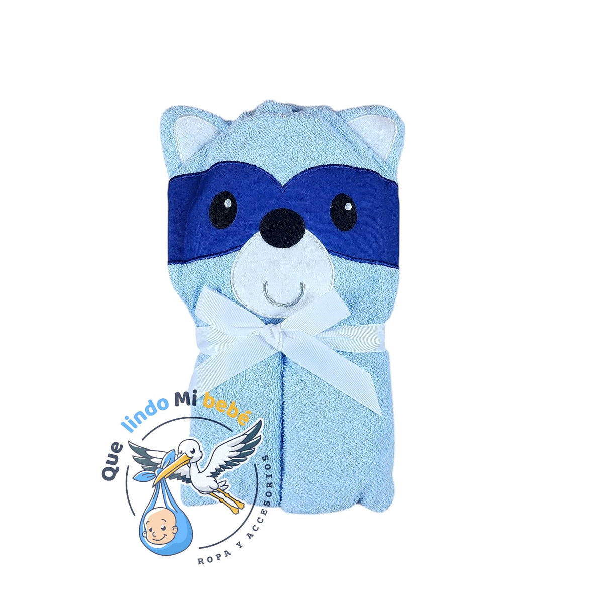 Toalla Capucha Mapache