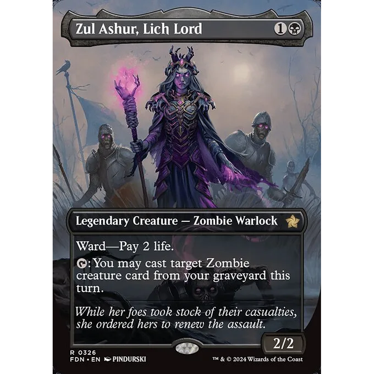 Zul Ashur, Lich Lord - 0326 - Inglés