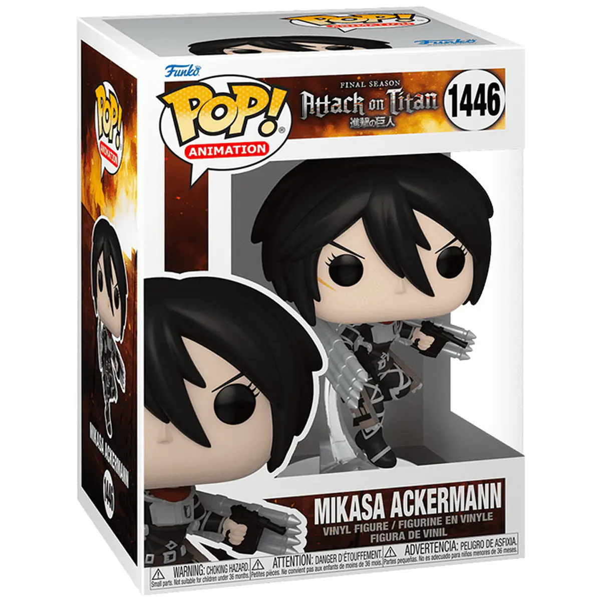 Pop Vinyl Attack on Titan - Mikasa Ackermann