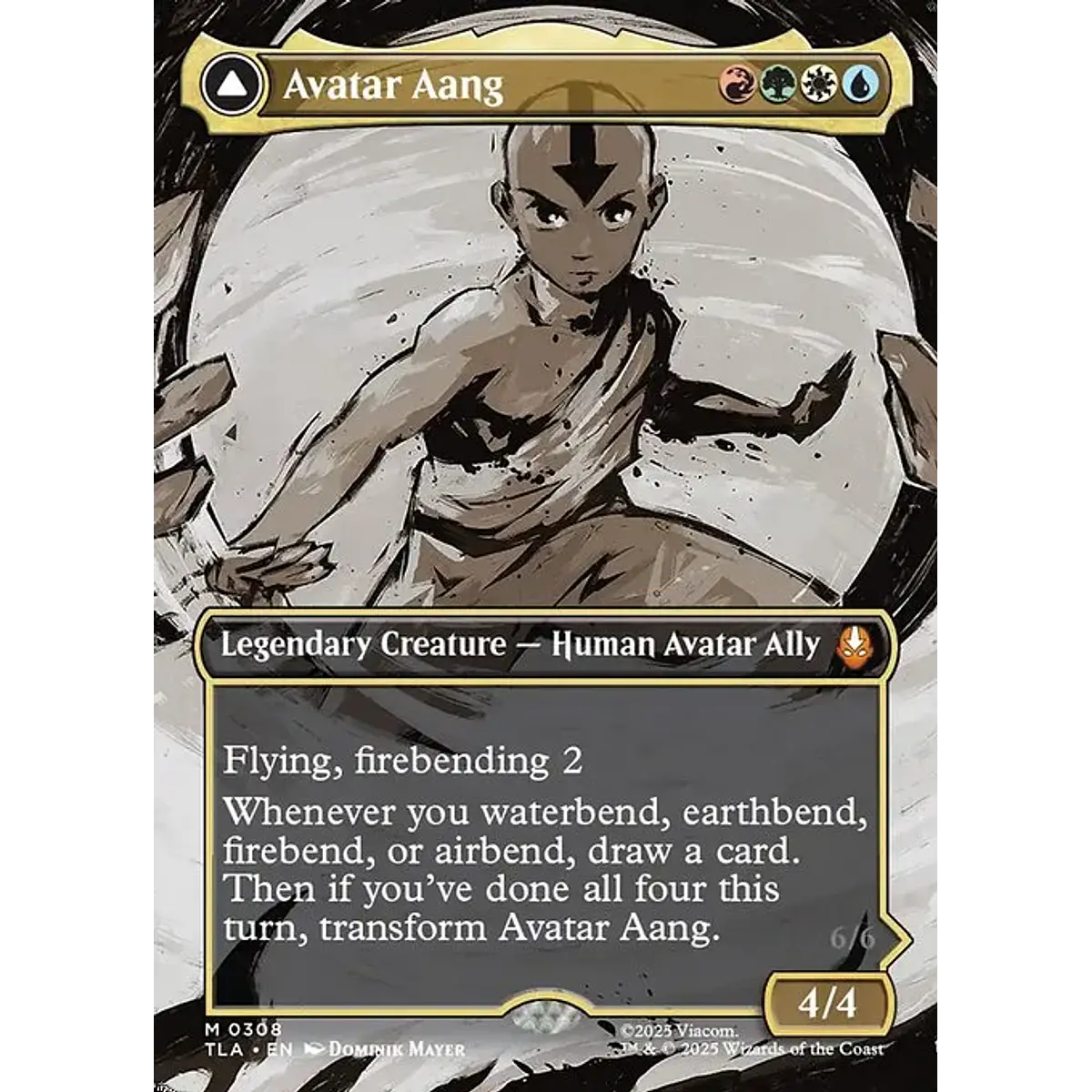 Avatar Aang / Aang, Master of Elements - 0308 - Inglés