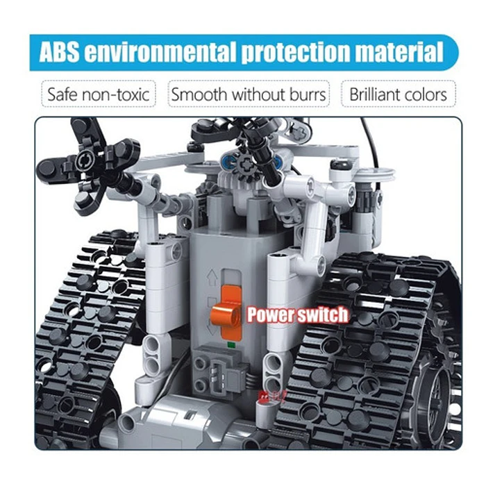 Robot Armable Kit 408 Piezas Eléctrico Con Mando - Ps