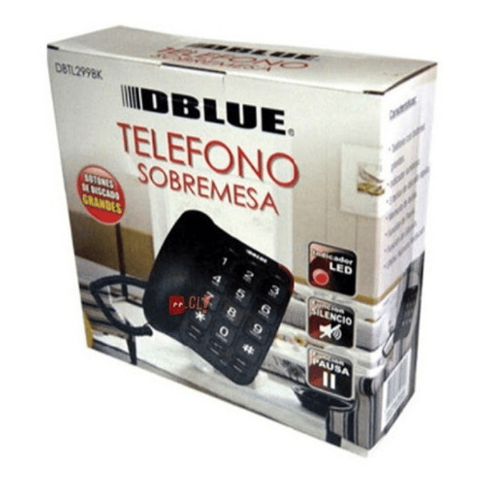 Teléfono Fijo Notificación Llamada Luminoso Blanco - Ps