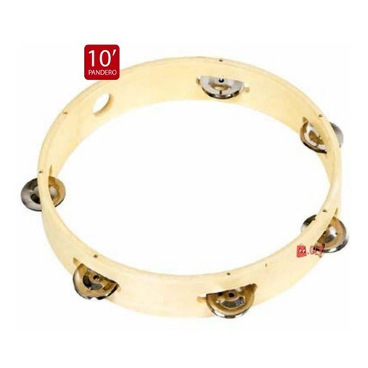 Pandero De 10 Pulgadas Con 6 Sonajas - Ps