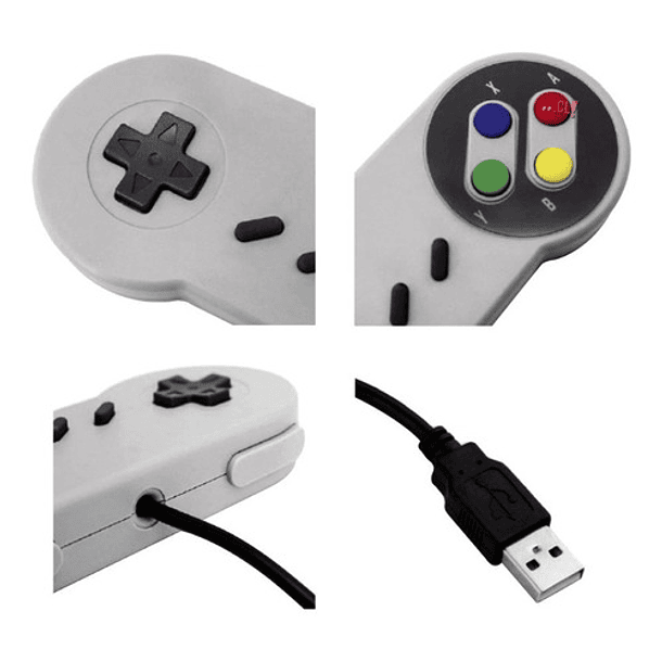 Joystick Control Super Nintendo Conexión Usb - Ps