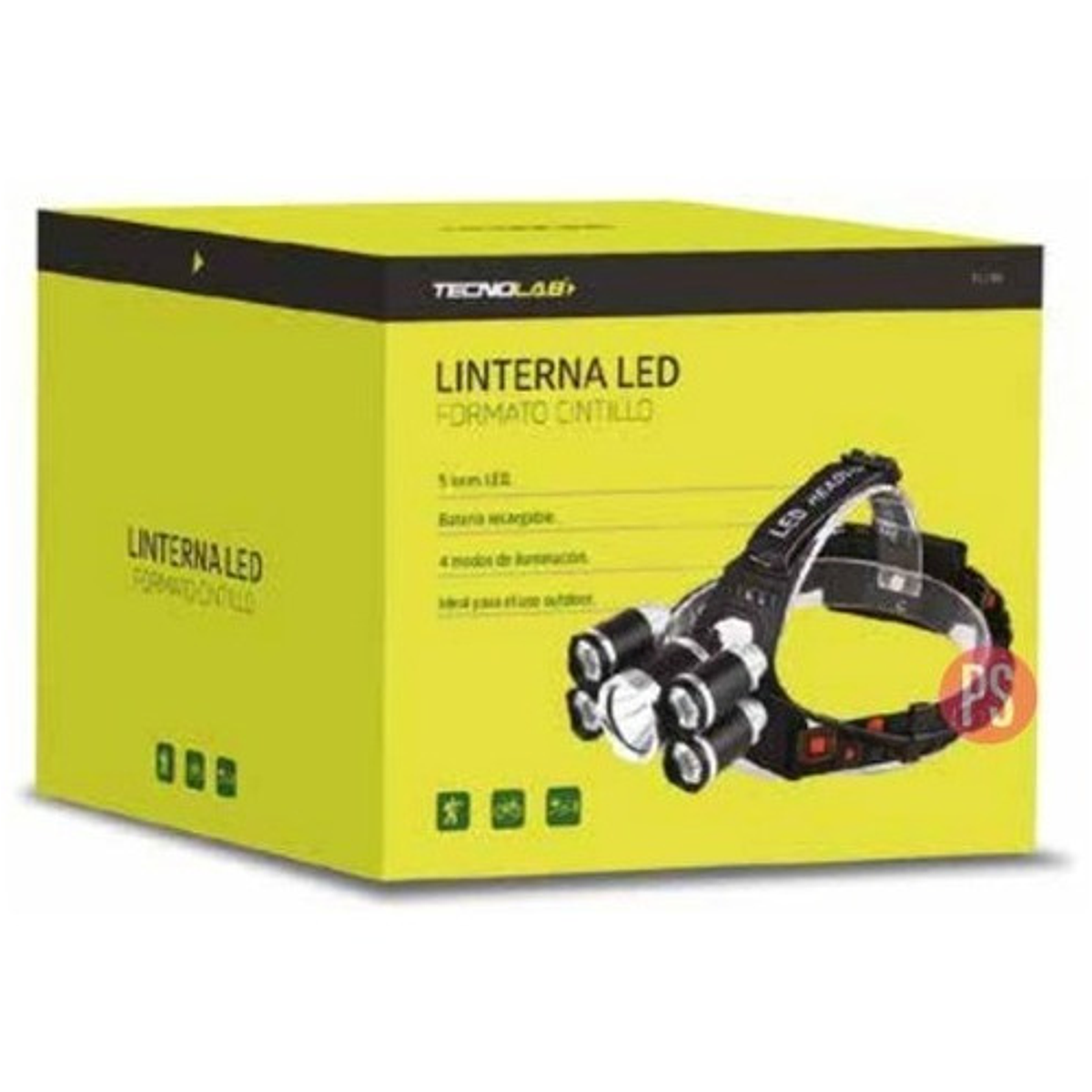 Linterna Led Cabeza 5 Luces Led Recargable - Ps
