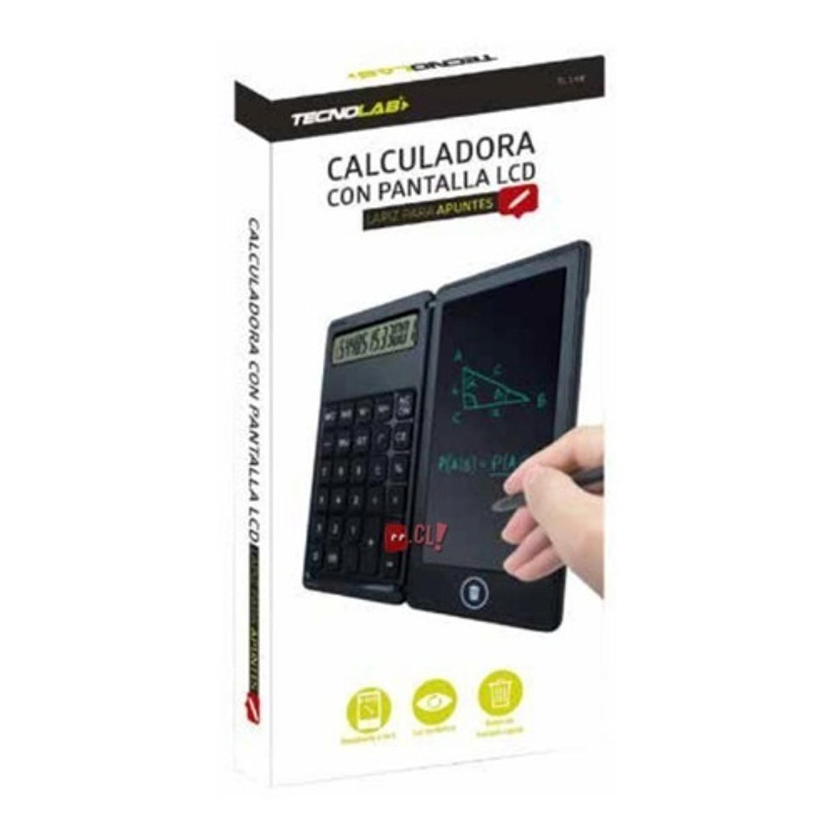 Tablet 6 Pulgadas Escritura Lcd Con Calculadora 2 En 1 - Ps