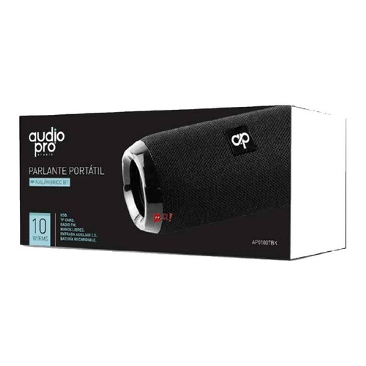 Parlante Bluetooth 5.0 Color Negro 10w Rms Portátil - Ps