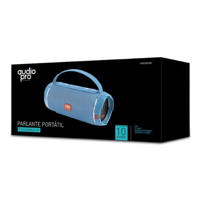 Parlante Bluetooth Portátil 10w Rms Ap Color Negro - Ps