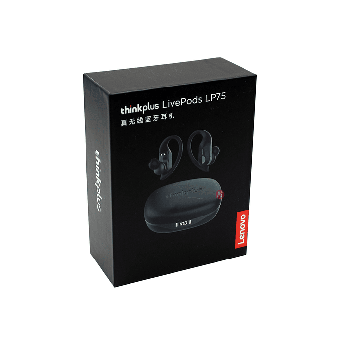 Audífonos Bluetooth Lenovo Lp75 Color Negro - PS
