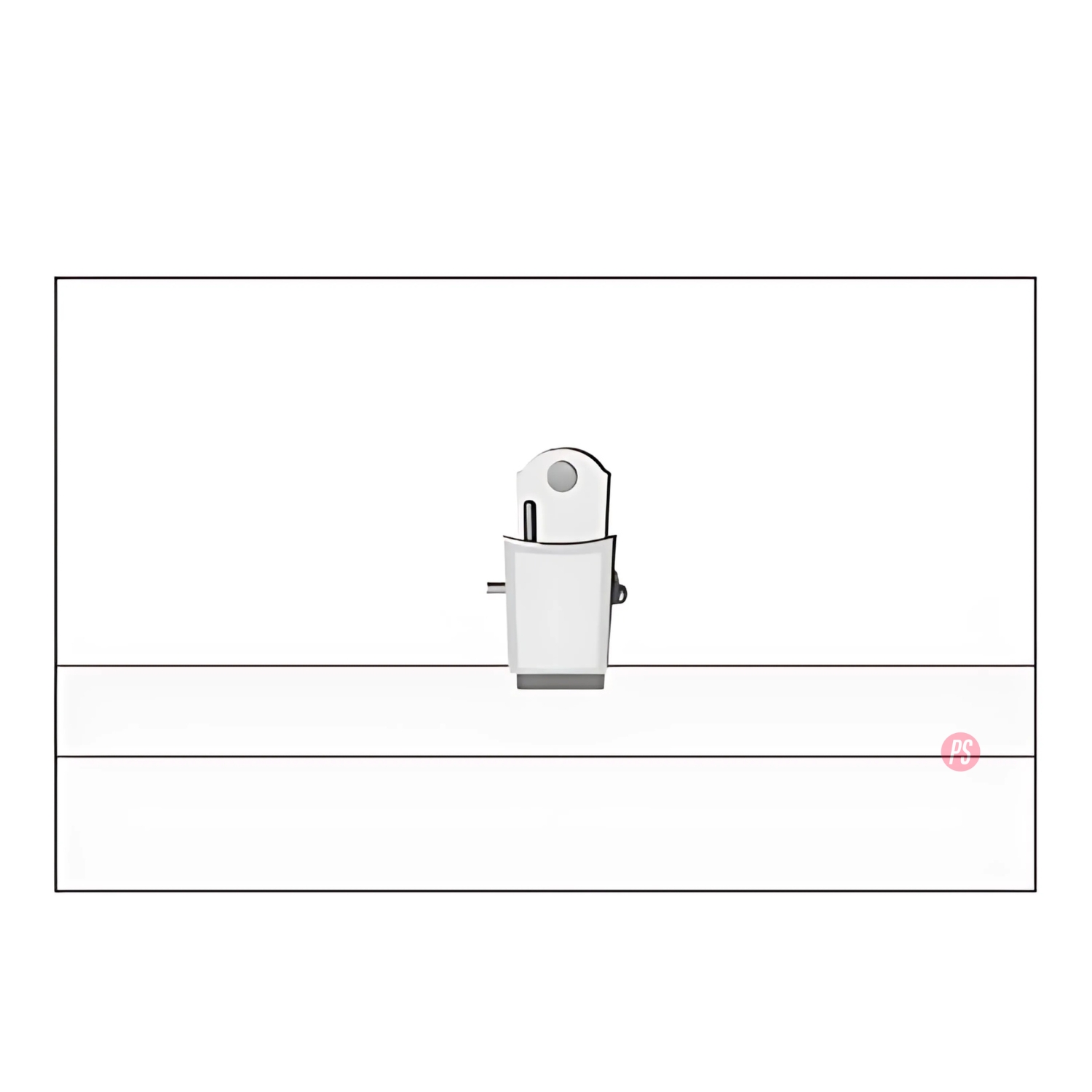 Pack 50 Credenciales 90x55mm Apretador Y Alfiler Negro - PS