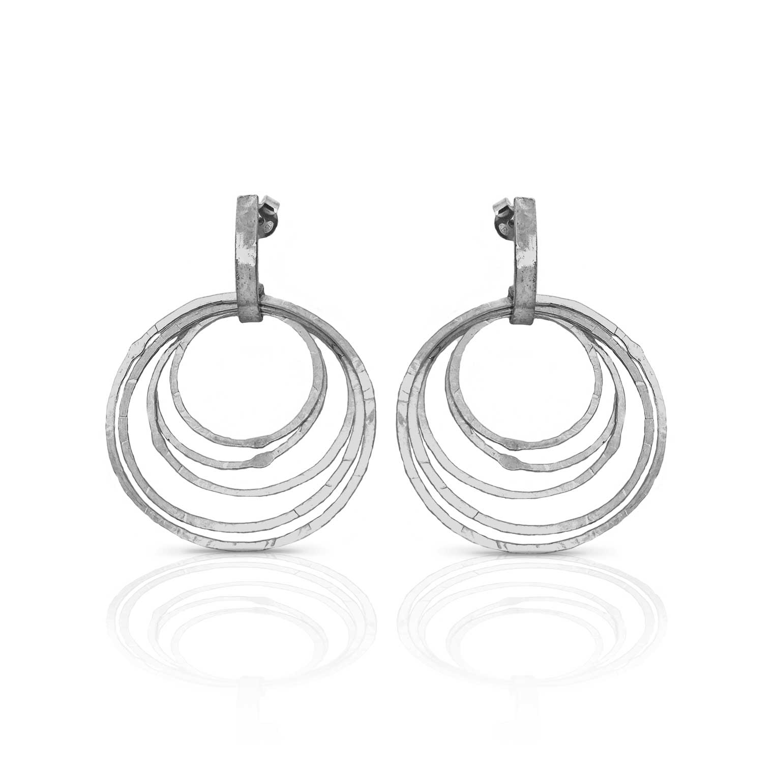 Aros argollas de plata