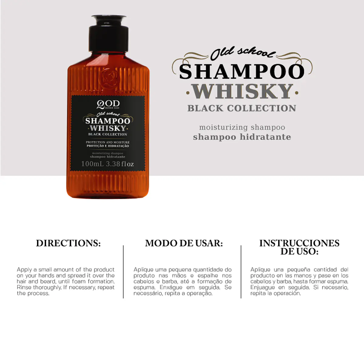 TRAVEL KIT - WHISKY SHAMPOO 100ML + WALK HAIR POMADE 7G