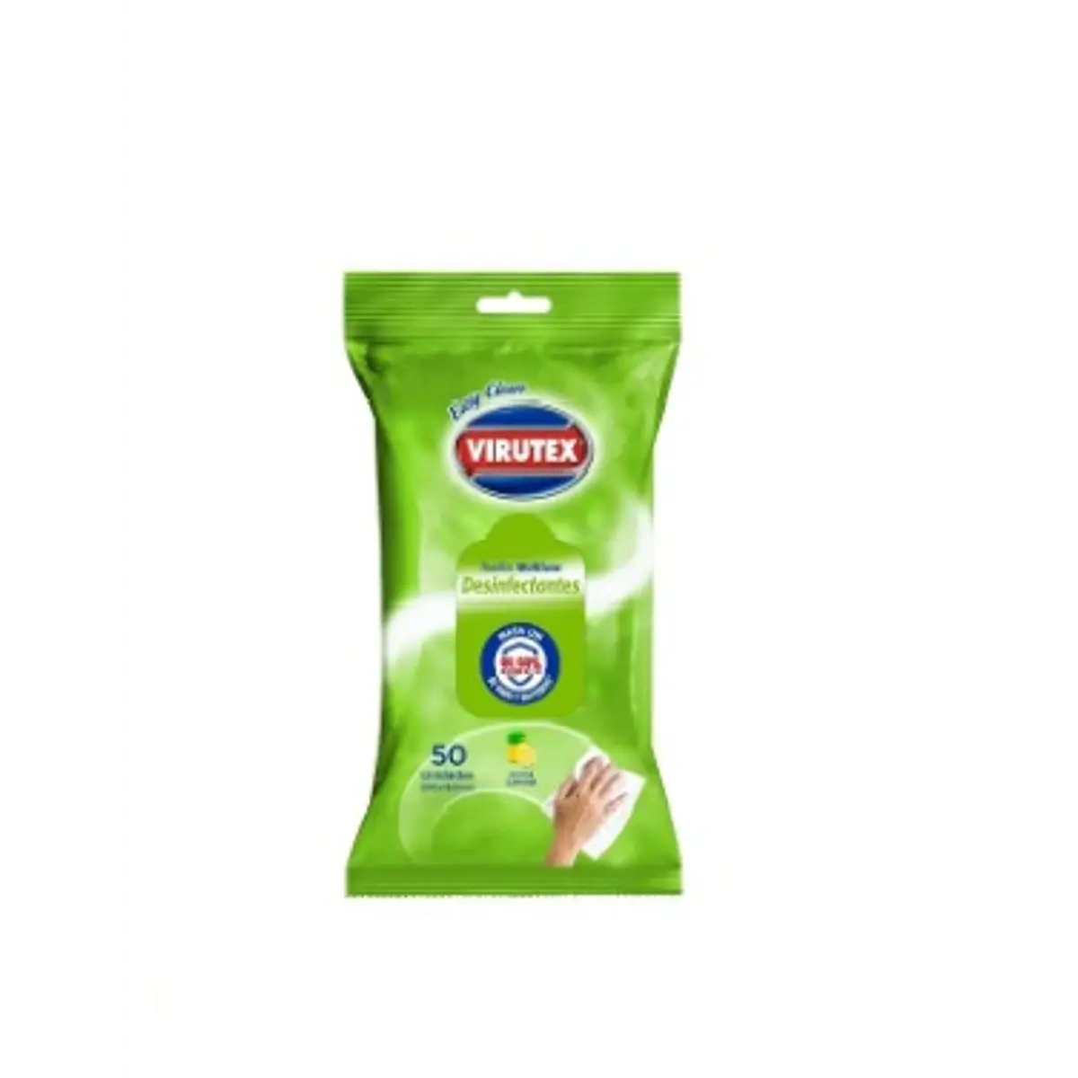 toallas desinfectantes multiuso virutex limon 50un