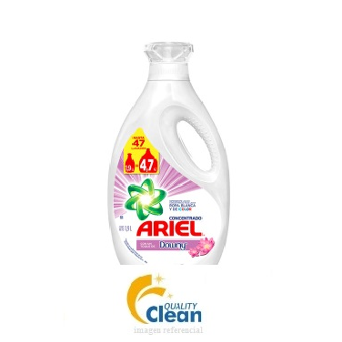 detergente liquido ariel downy concentrado 1,9 ltrs