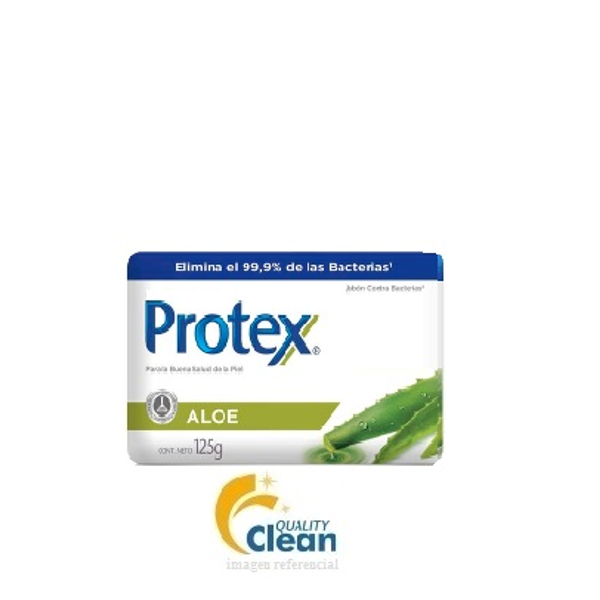 jabon antibacterial protex aloe vera 125gr