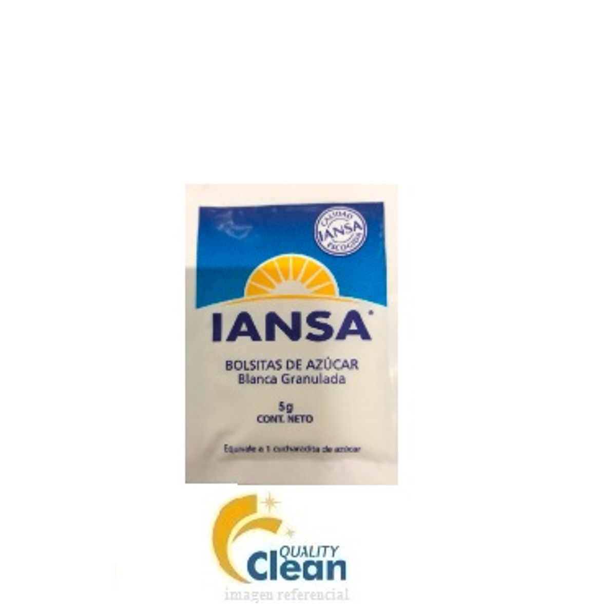 sachet azucar iansa blanco caja con 800 unidades de 5g