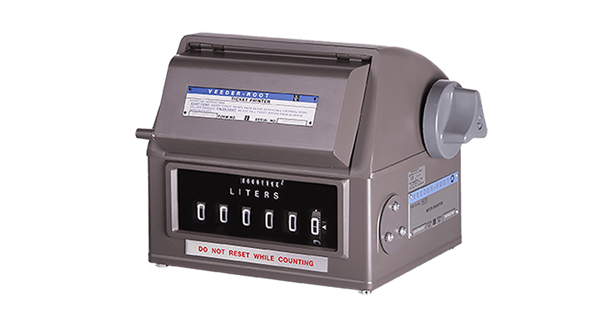 REGISTRADOR G MECANICO VEEDER ROOT CON TICKET PRINTER LTS