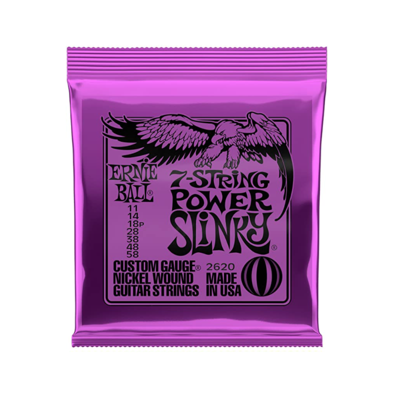 Ernie Ball - 7-String Power Slinky 2620