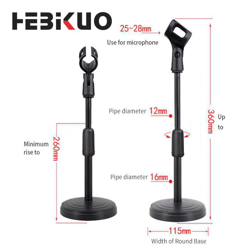 Hebikuo - Atril Micrófono ZM-02
