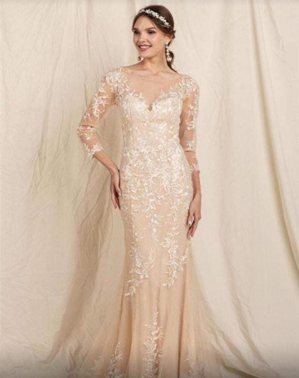 VESTIDO BEIGE #4 (promoción valida a 1 pza. por persona al d
