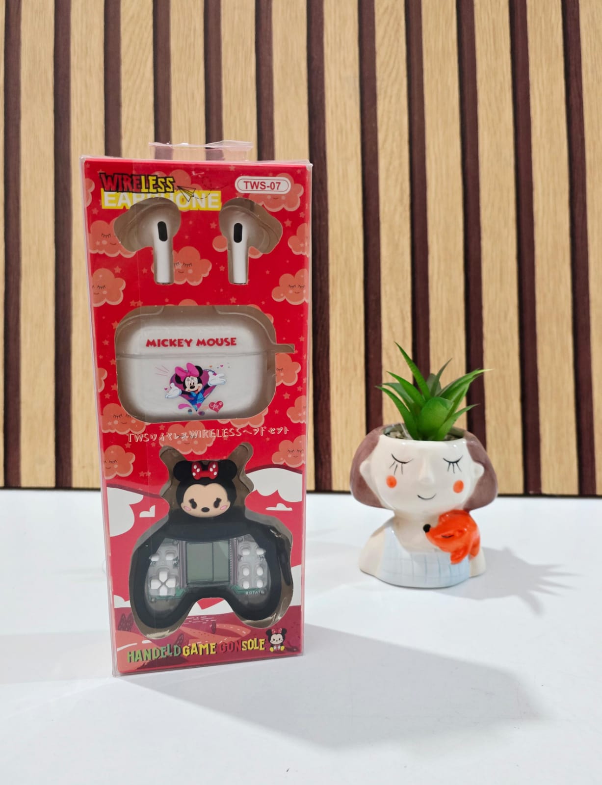 AUDÍFONOS VARIOS PERSONAJES CON LLAVERITO TETRIS MOD# FR-909